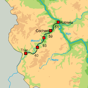 Fietsvakantie Moezel vanaf Trier - Fitál Vakanties